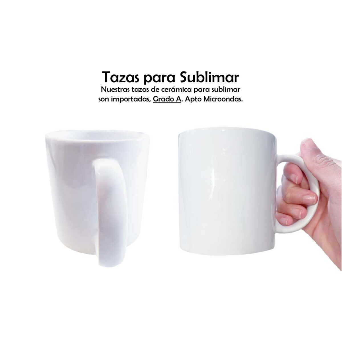 Taza Sublimable de Cerámica Importada x 36 – Insumos Abraham
