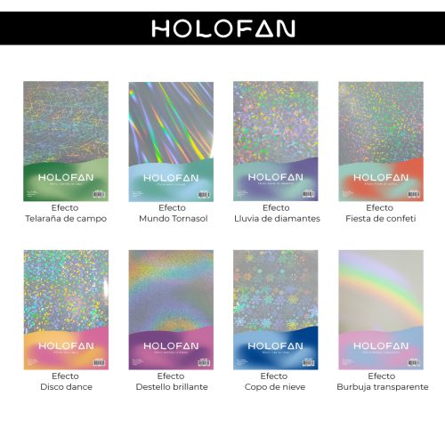 Stickers HOLOFAN Adhesivo Mundo Tornasol x 20 hojas – Insumos Abraham