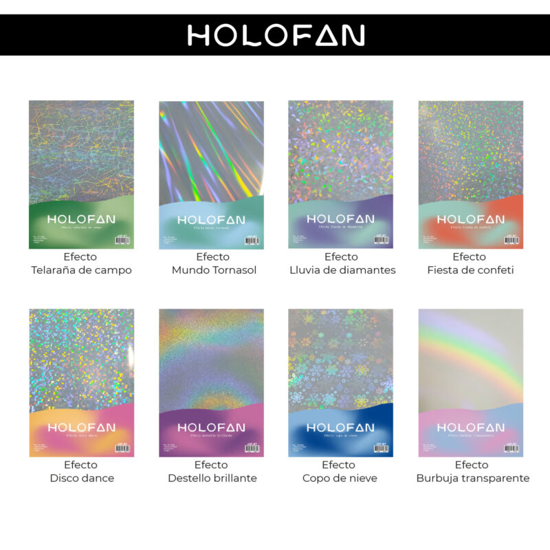 Stickers HOLOFAN Adhesivo Mundo Tornasol x 20 hojas – Insumos Abraham