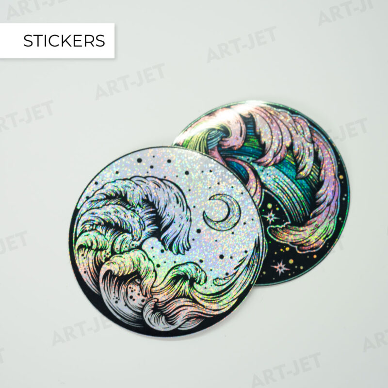 Stickers HOLOFAN Adhesivo Destello Brillante x 20 hojas – Insumos Abraham